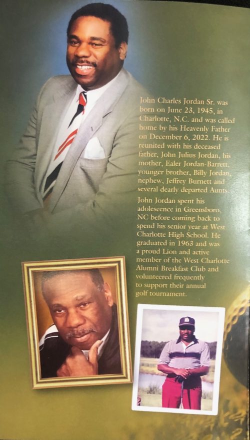 Charles Jordan, Former Par Busters Golf Group Member Remembered ...